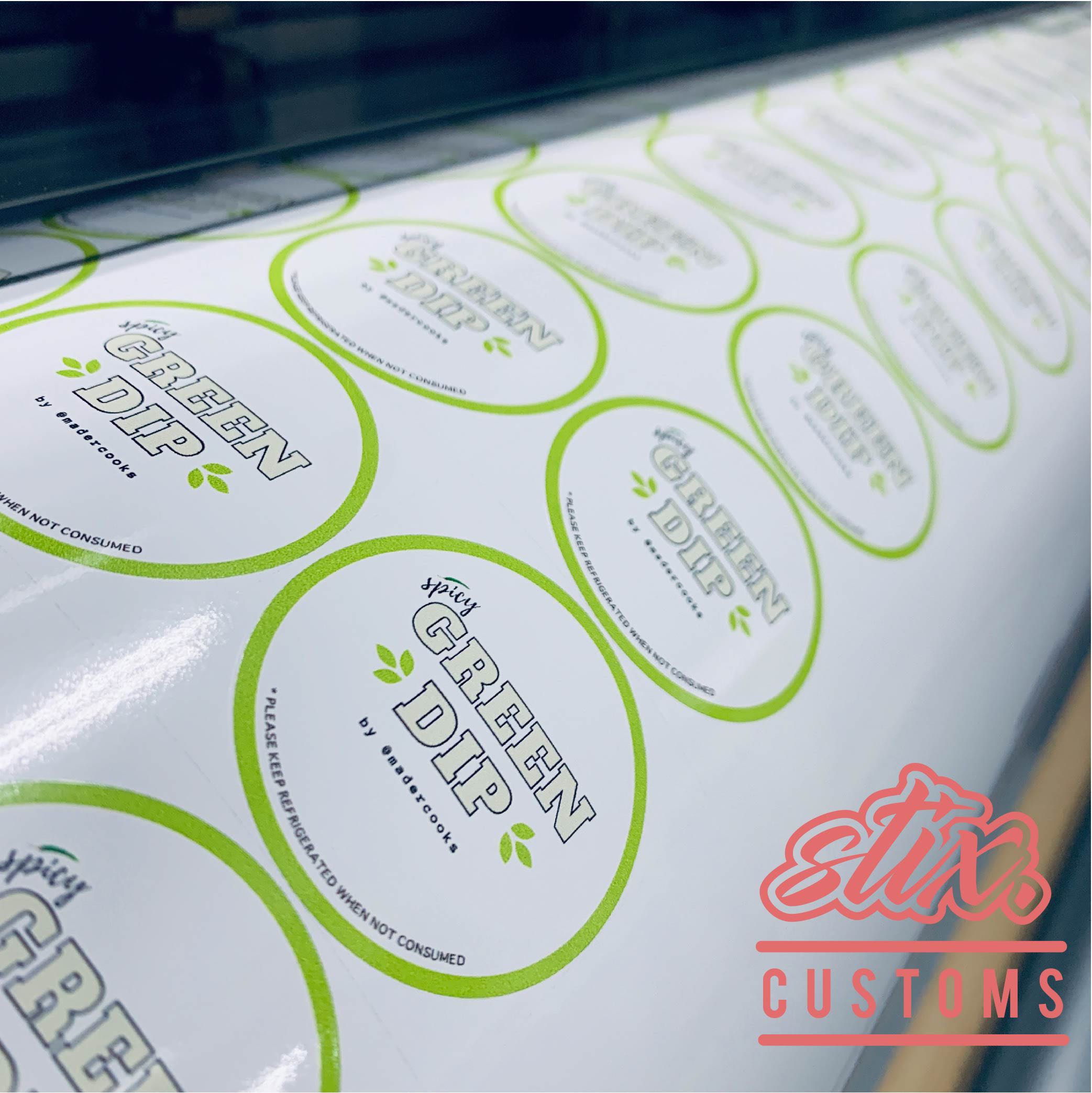 Custom Sticker Labels Printing, Hobbies & Toys, Stationery & Craft, Art ...