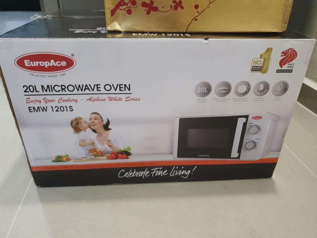 Europace 20l microwave oven EMW 1201S, TV & Home Appliances, Kitchen ...