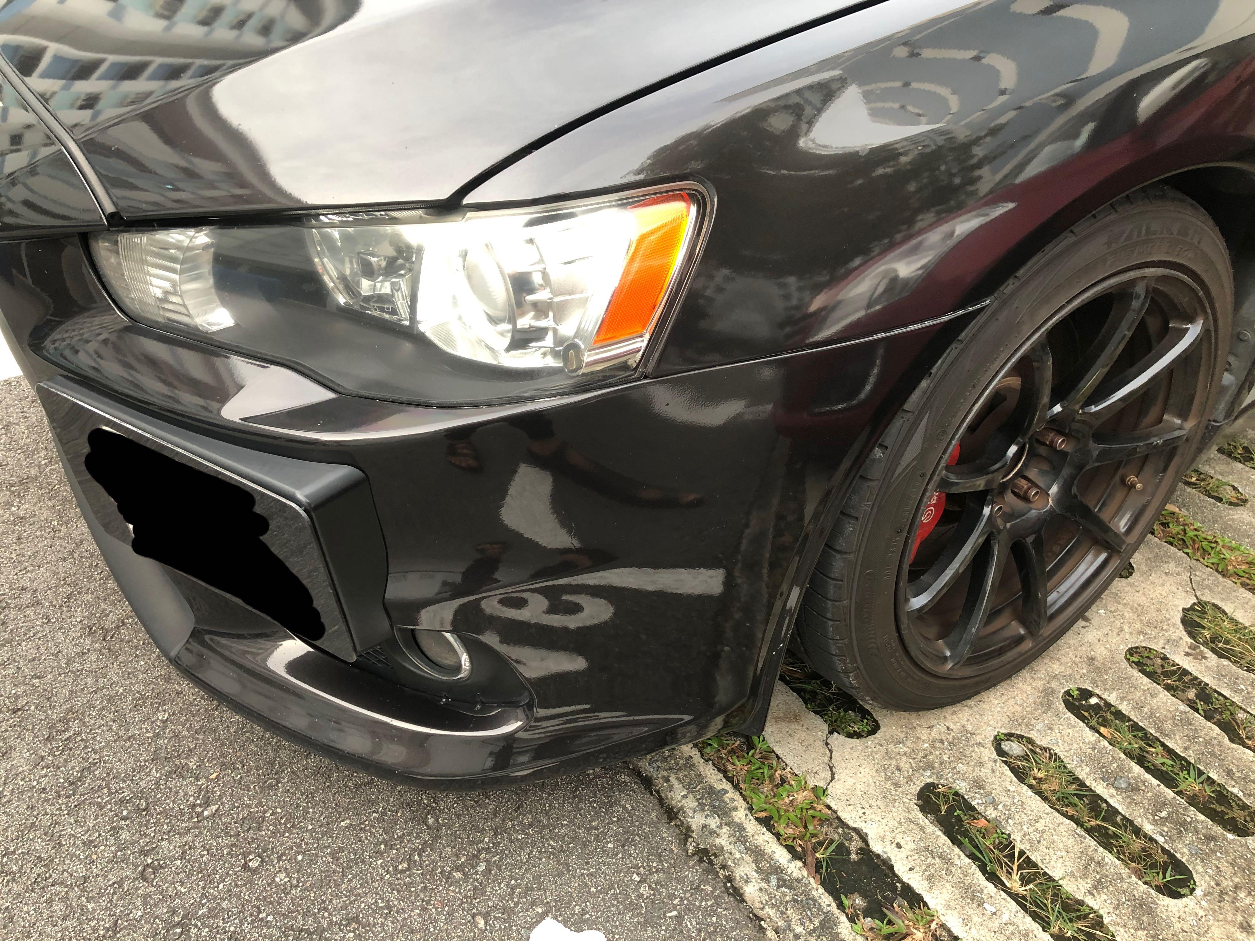 Evo X Original Front Bumper For Sale, Car Accessories, Accessories on ...