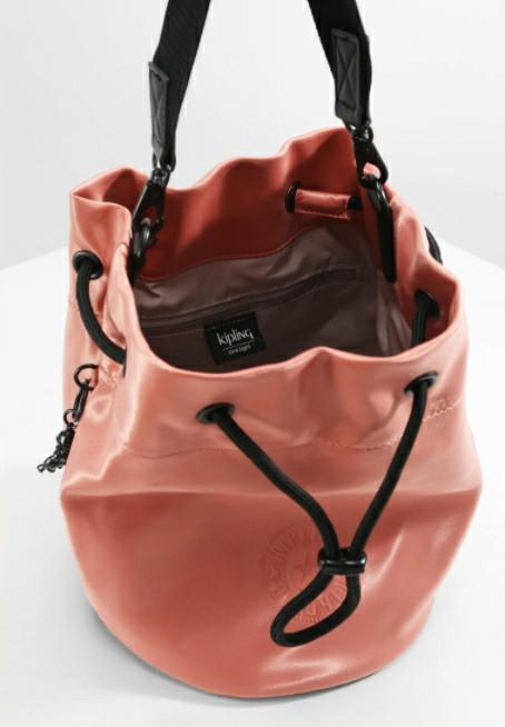 Labi Shoulder Bucket Bag in Satin Rust, Women's Fashion, Bags & Wallets ...