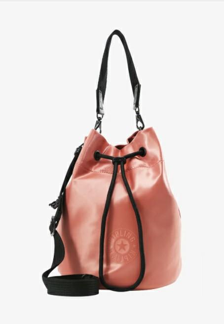 Labi Shoulder Bucket Bag in Satin Rust, Women's Fashion, Bags & Wallets ...