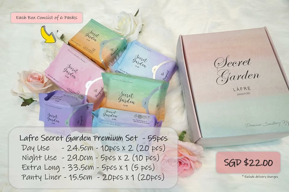 LAFRE Premium Sanitary Pad, Beauty & Personal Care, Bath & Body, Bath ...