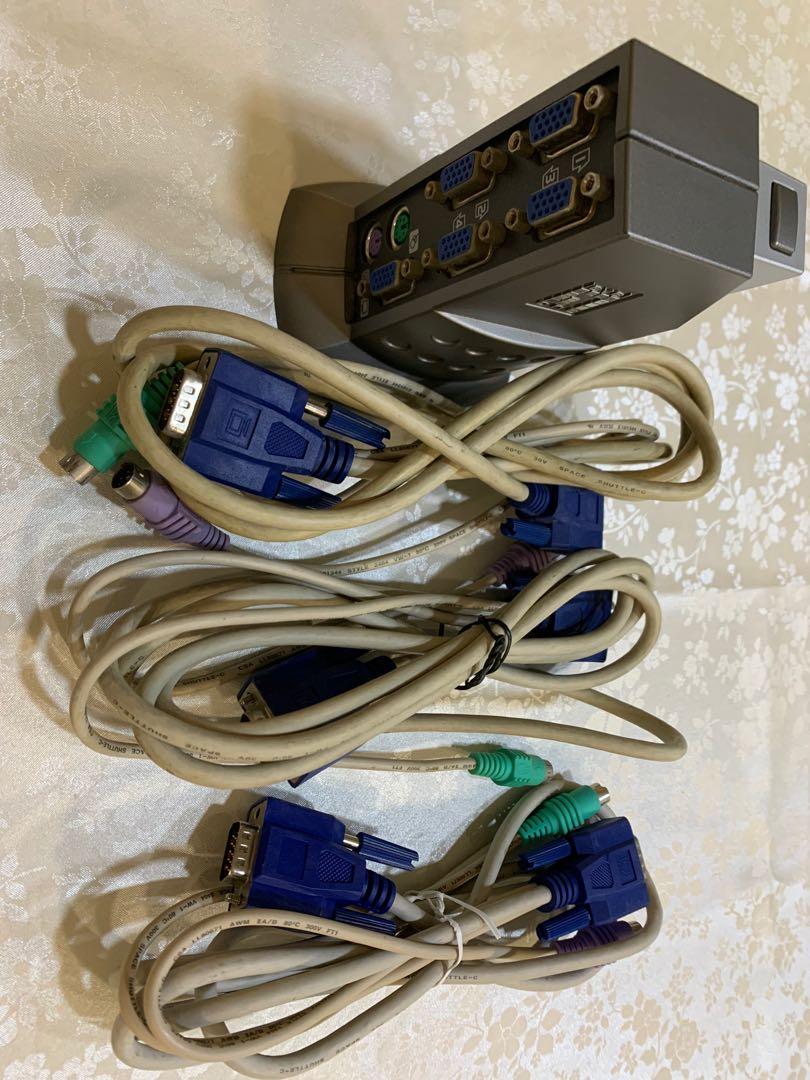 Level One VGA KVM switch, Computers & Tech, Parts & Accessories, Cables ...
