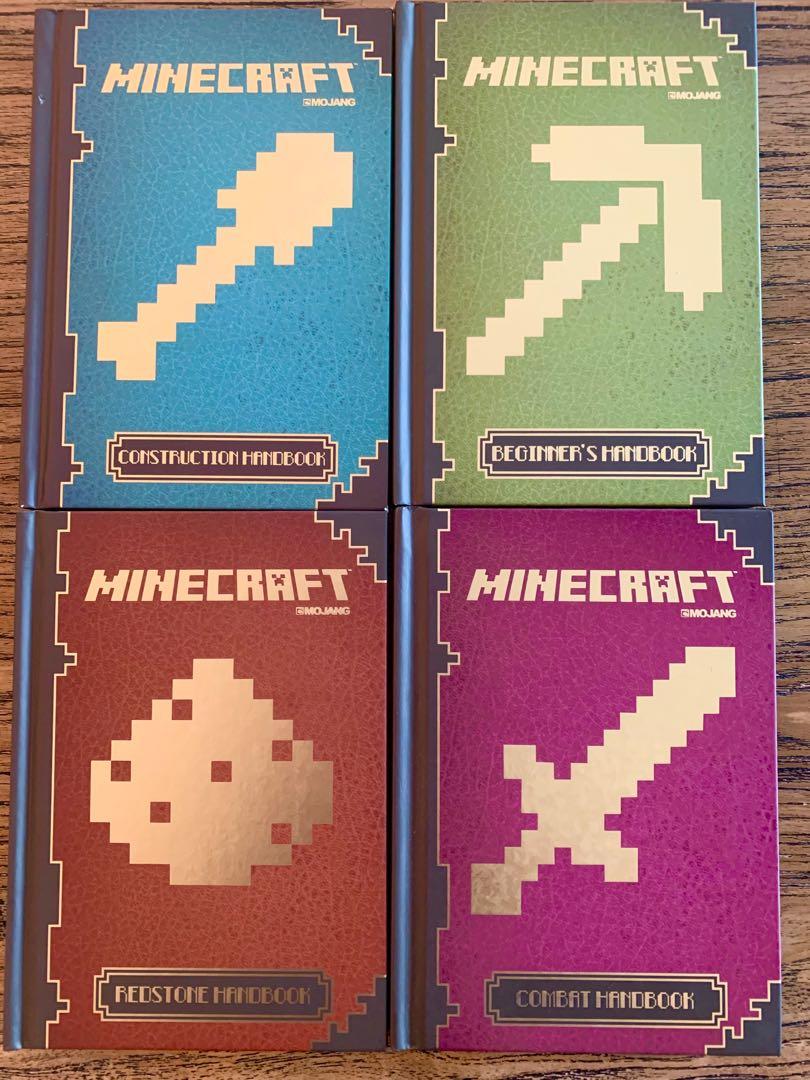 Minecraft Official Mojang Handbook Set HARDCOVERS, Hobbies & Toys ...