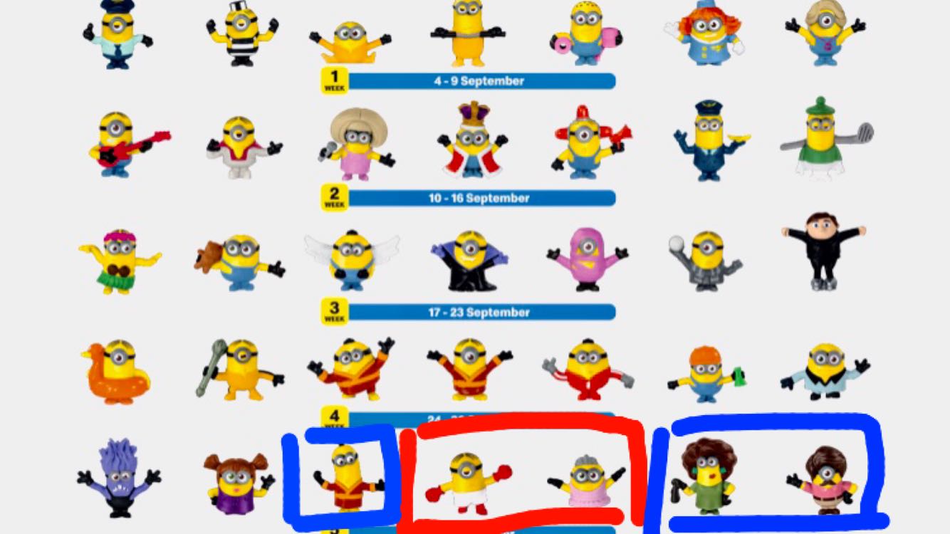 Minion McD (To Trade) Week 5, Hobbies & Toys, Toys & Games on Carousell