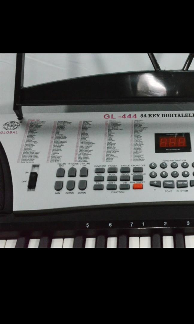 Musical Keyboard GL 444 with free case, Hobbies & Toys, Music & Media ...