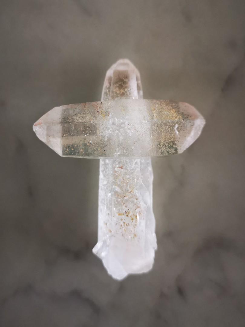 Natural Cross Formation Clear Quartz Crystal Specimen, Rare and Unusual ...