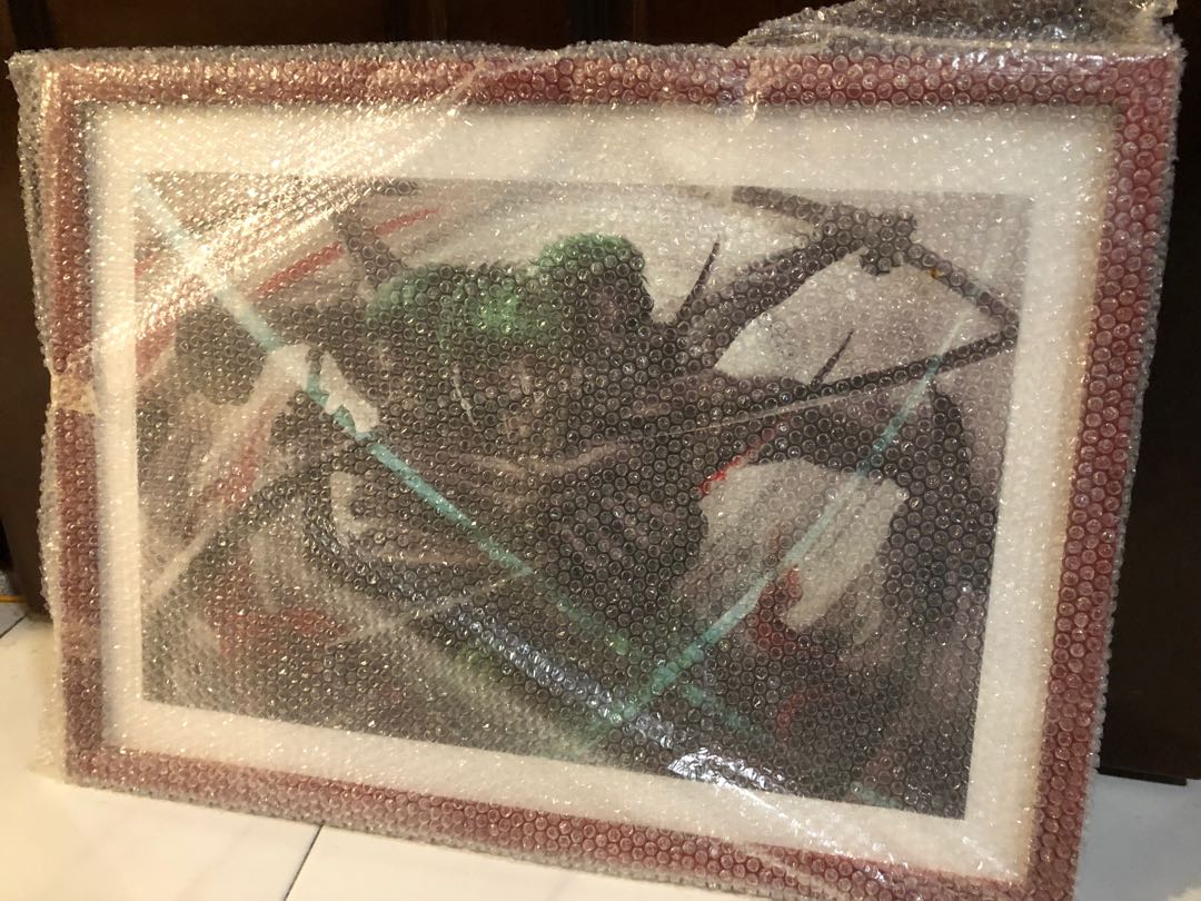 One Piece Zoro art frame, Design & Craft, Art & Prints on Carousell