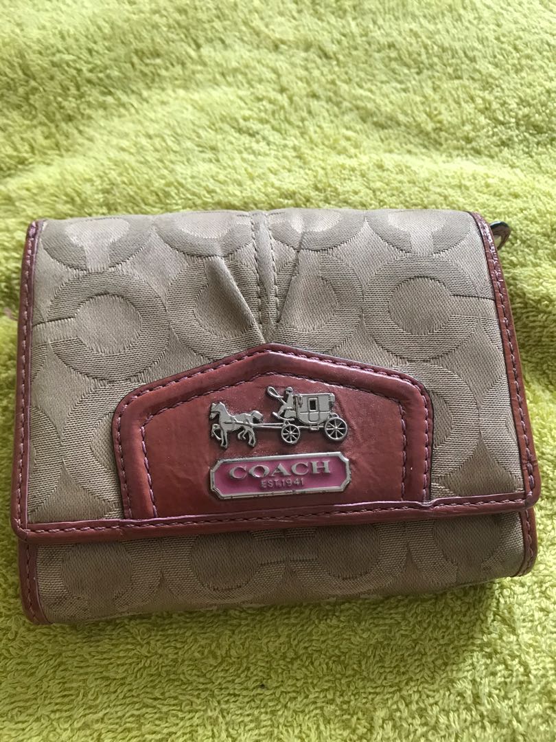 Original Coach Wallet, Luxury, Bags & Wallets on Carousell