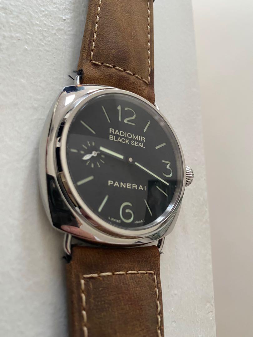 Panerai Radiomir Black Seal PAM 183 (Mint), Luxury, Watches on Carousell