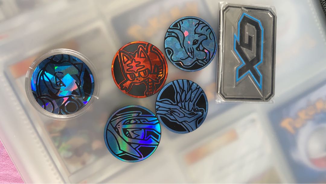 Pokemon tcg coin, 興趣及遊戲, 玩具 & 遊戲類 - Carousell