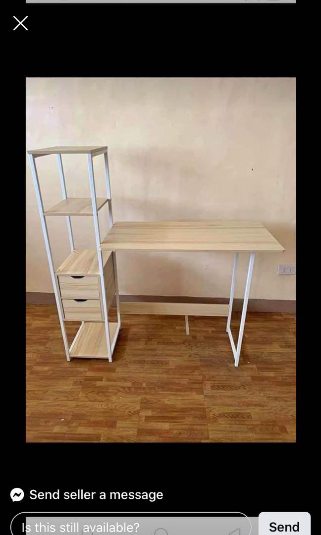 Scandinavian Study Computer Table Nordic Minimalist, Furniture & Home ...