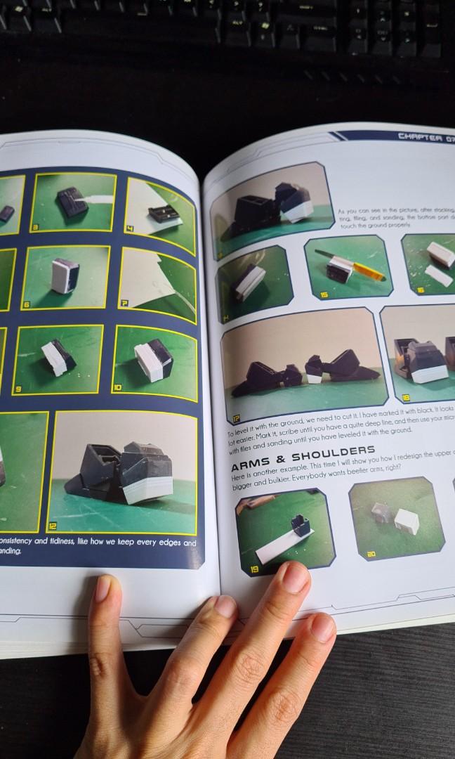 Scratch build revolution gunpla plaplate guidebook, Hobbies & Toys ...