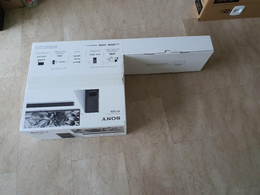 Sony HT-S350 Box only, Audio, Soundbars, Speakers & Amplifiers on Carousell