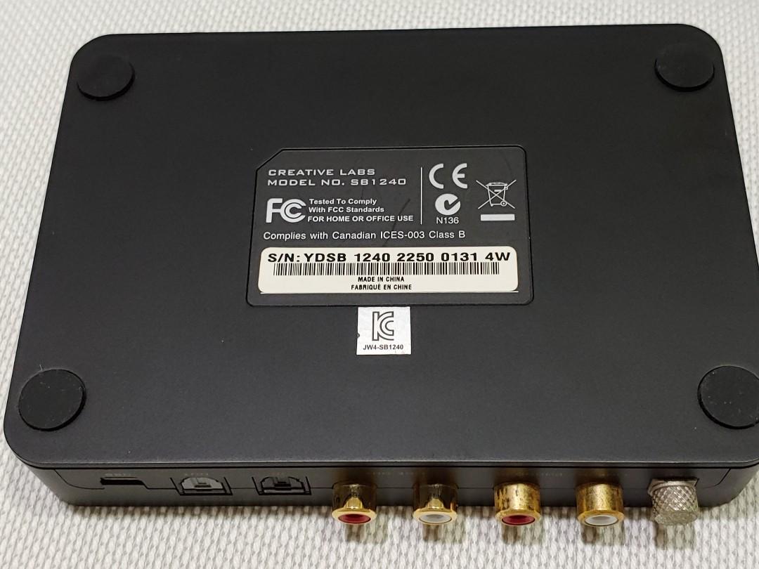 Creative Sound Blaster Digital Music Premium HD Ext. DAC SB1240, Audio ...