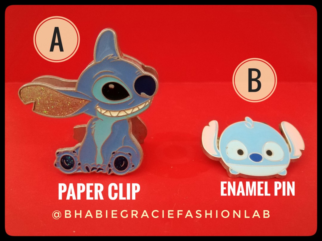 Stitch Colectible Paper Clip and Pin, Babies & Kids, Baby Nursery ...