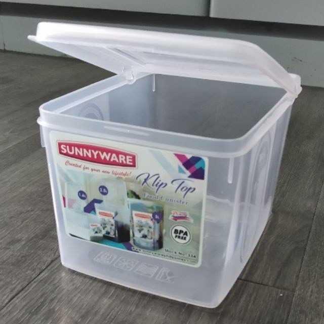 Sunnyware Kliptop Container Plastic Canister, Furniture & Home Living ...
