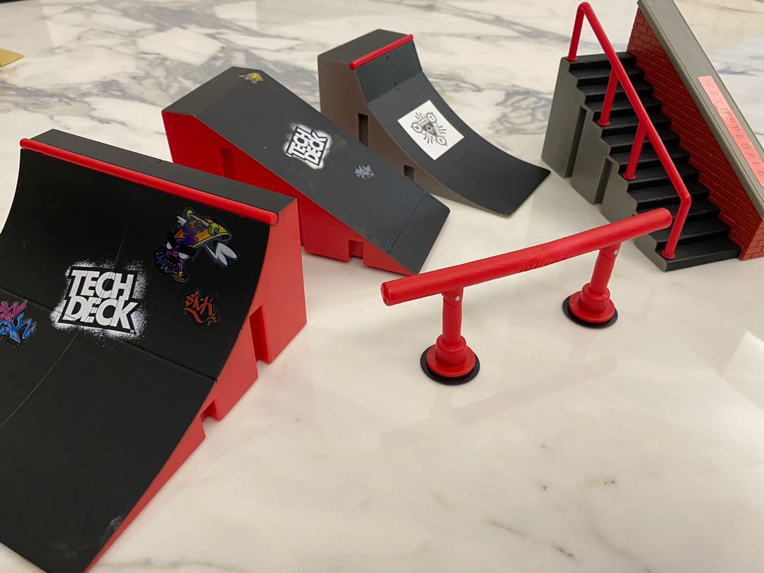 Tech Deck - spin master ramp set, Babies & Kids, Baby Nursery & Kids ...
