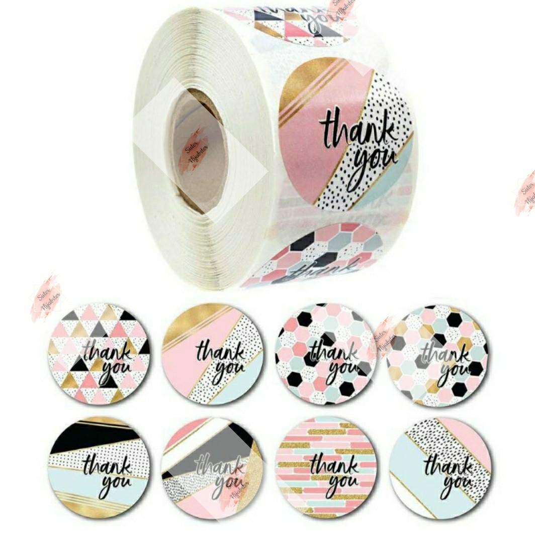 Thank You Label Sticker, Design & Craft, Art & Prints on Carousell