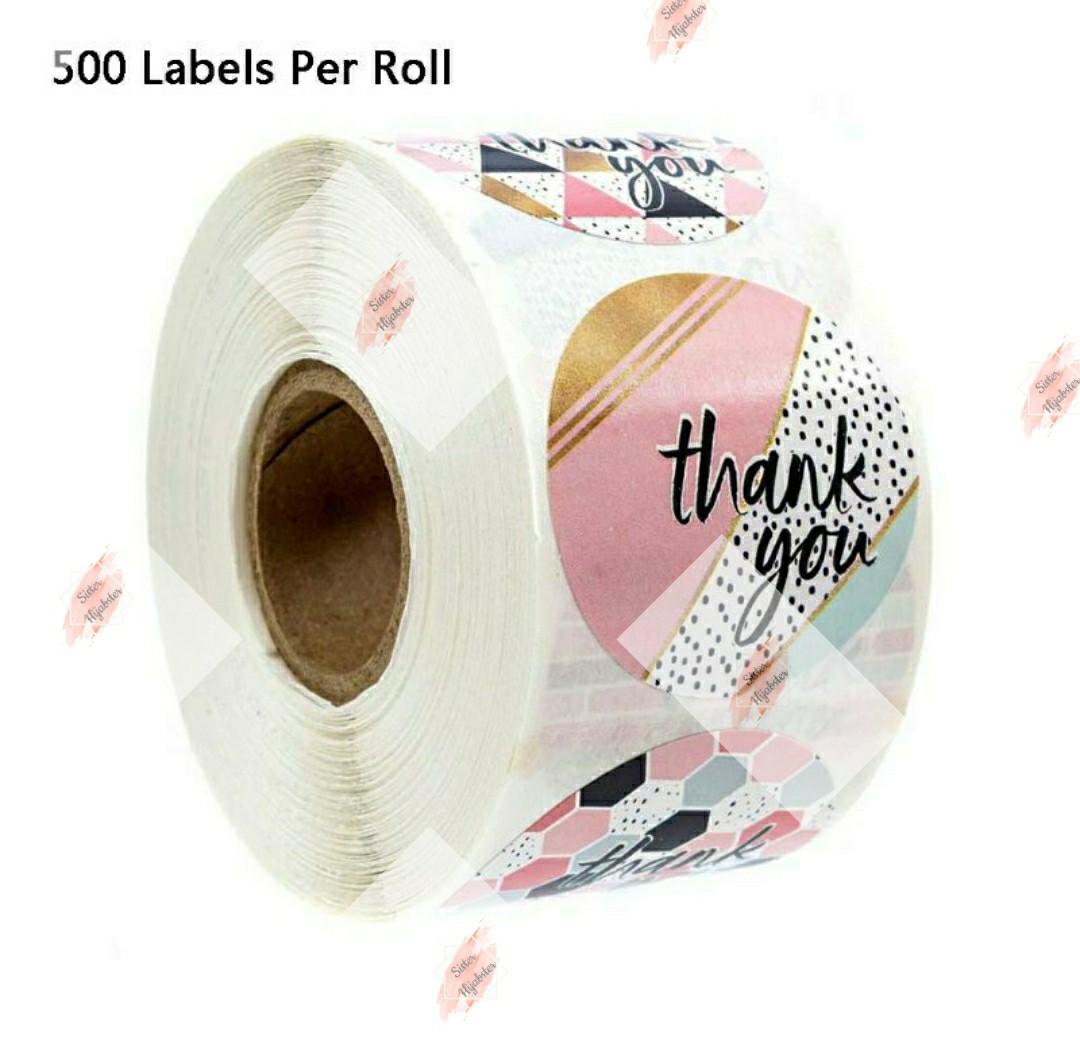 Thank You Label Sticker, Design & Craft, Art & Prints on Carousell