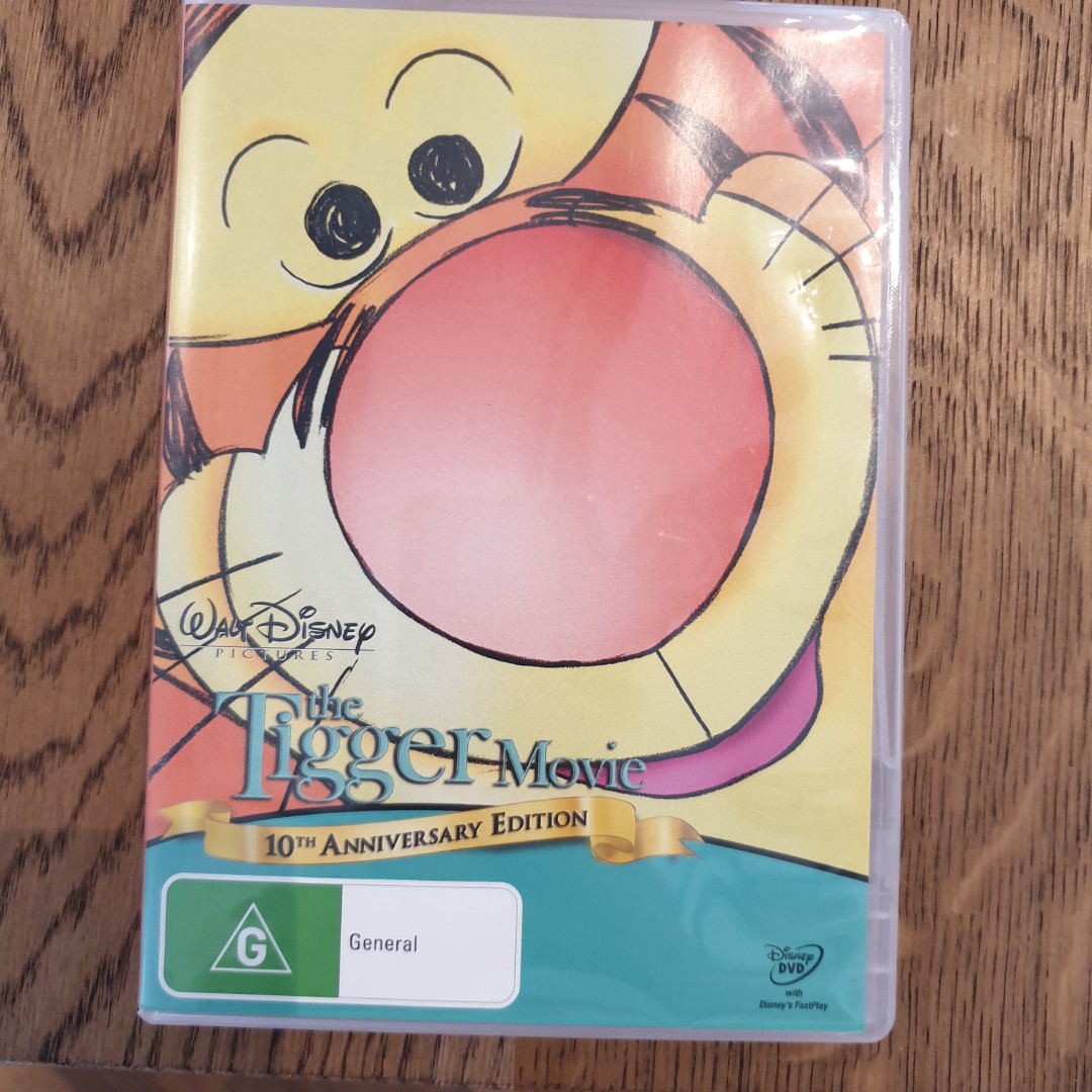 The Tigger Movie DVD - 10th Anniversary Edition, Babies & Kids ...