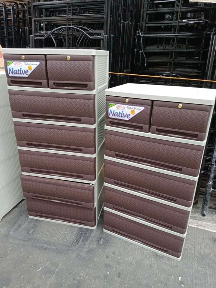 ZOOEY NATIVE RATTAN PLASTIC DRAWER, Furniture & Home Living, Furniture ...
