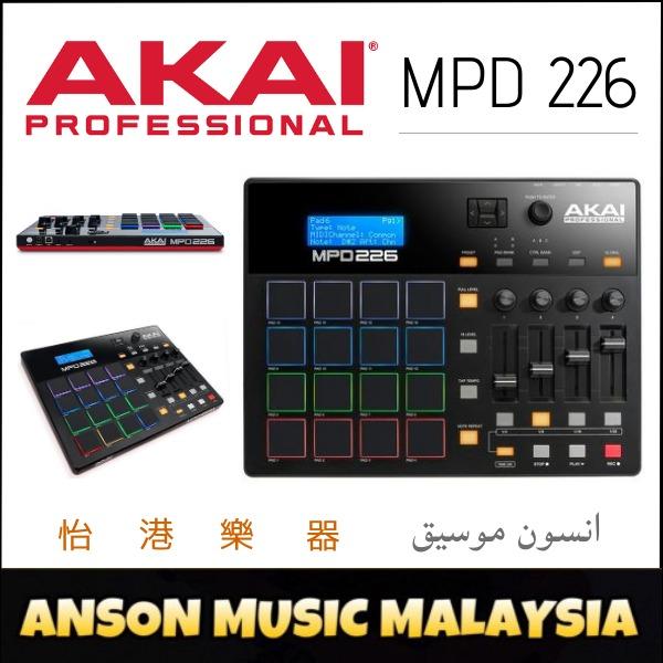 Akai Professional MPD 226 Pad Controller (MPD226), Hobbies & Toys ...