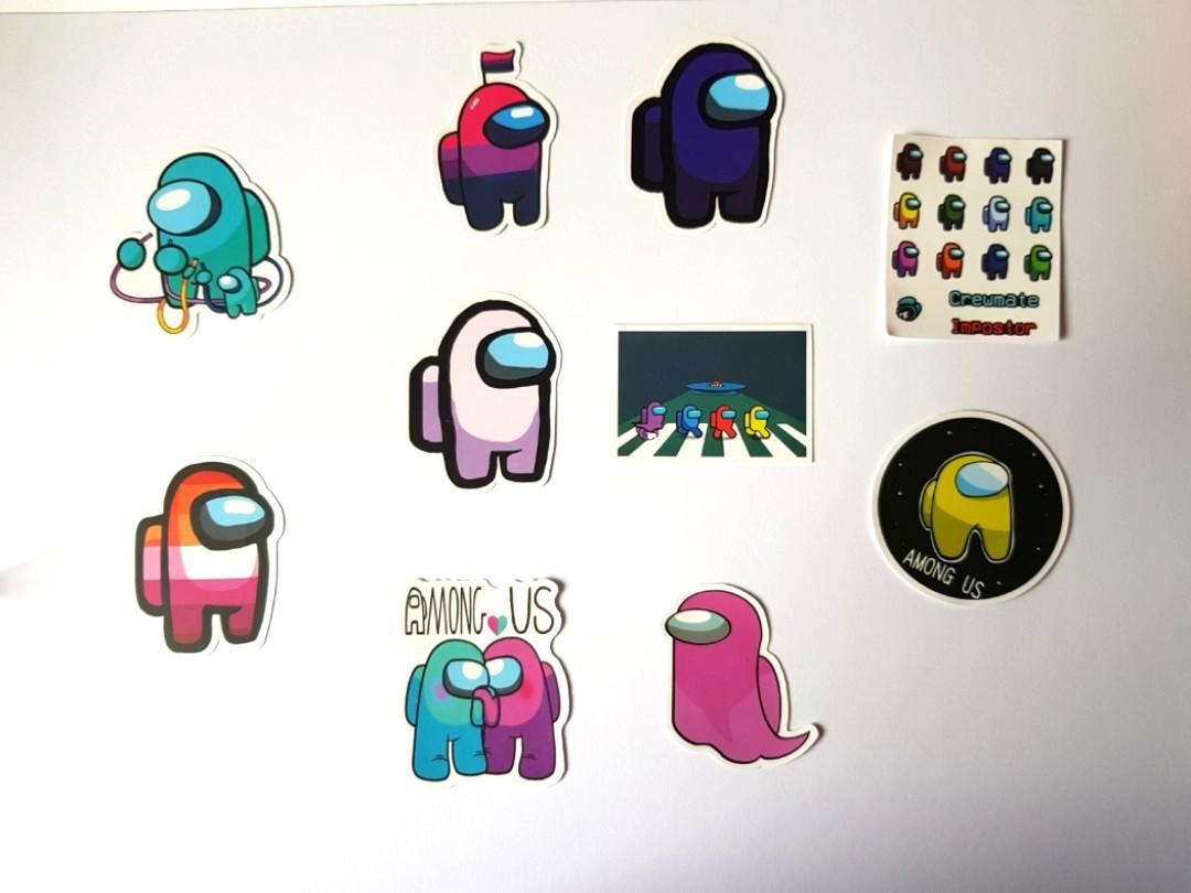 Among Us stickers (2), Hobbies & Toys, Stationery & Craft, Stationery ...