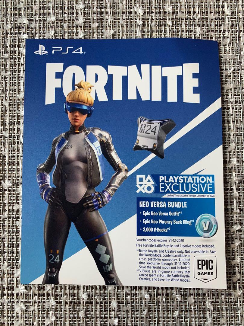 Fortnite Voucher Code (2000 V BUCKS), Video Gaming, Gaming Accessories ...
