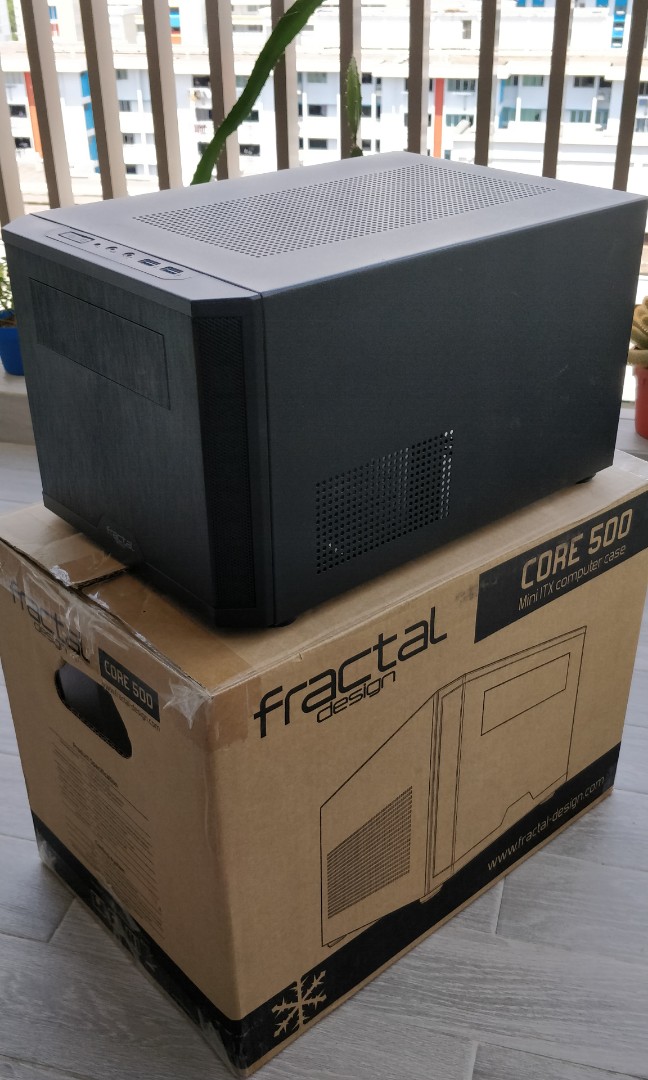 Fractal Design Core 500 itx case, Computers & Tech, Parts & Accessories ...
