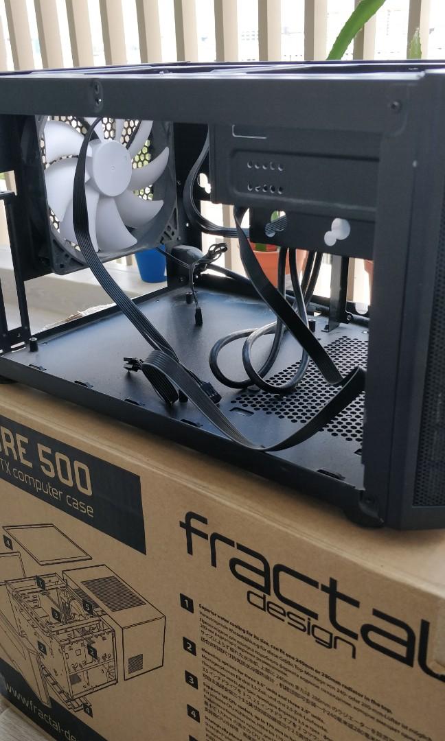 Fractal Design Core 500 itx case, Computers & Tech, Parts & Accessories ...