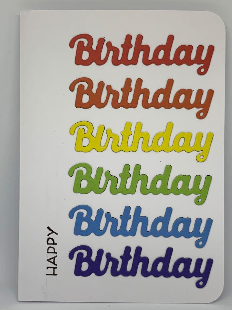 HM birthday card, Hobbies & Toys, Stationery & Craft, Occasions & Party ...