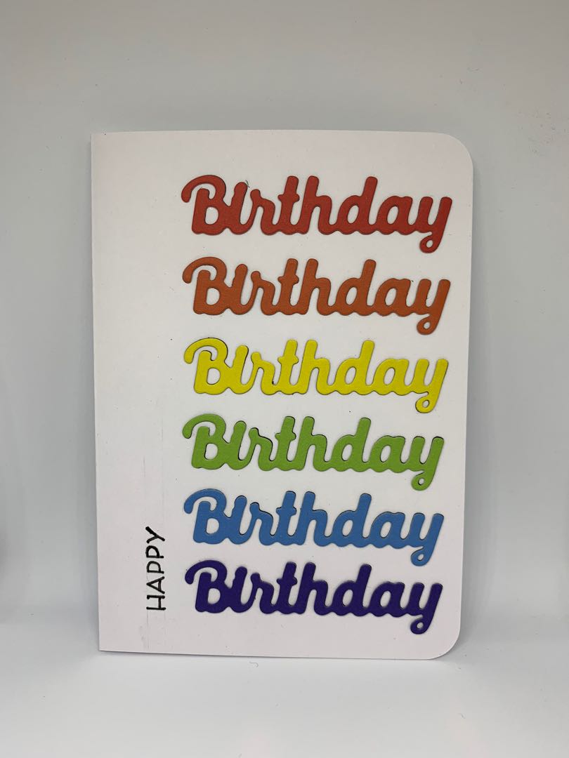 HM birthday card, Hobbies & Toys, Stationery & Craft, Occasions & Party ...
