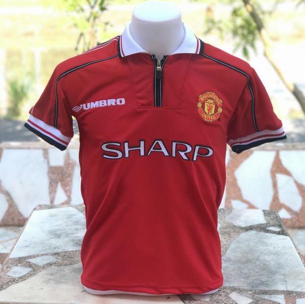 JERSI MANCHESTER UNITED HOME RETRO 1998, Men's Fashion, Activewear on ...