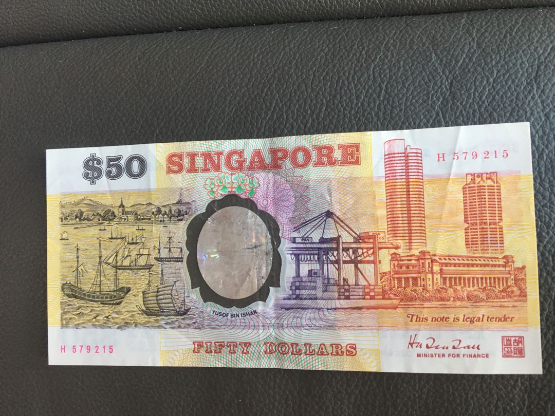 Legal Tender - Singapore plastic note $50, Hobbies & Toys, Memorabilia ...