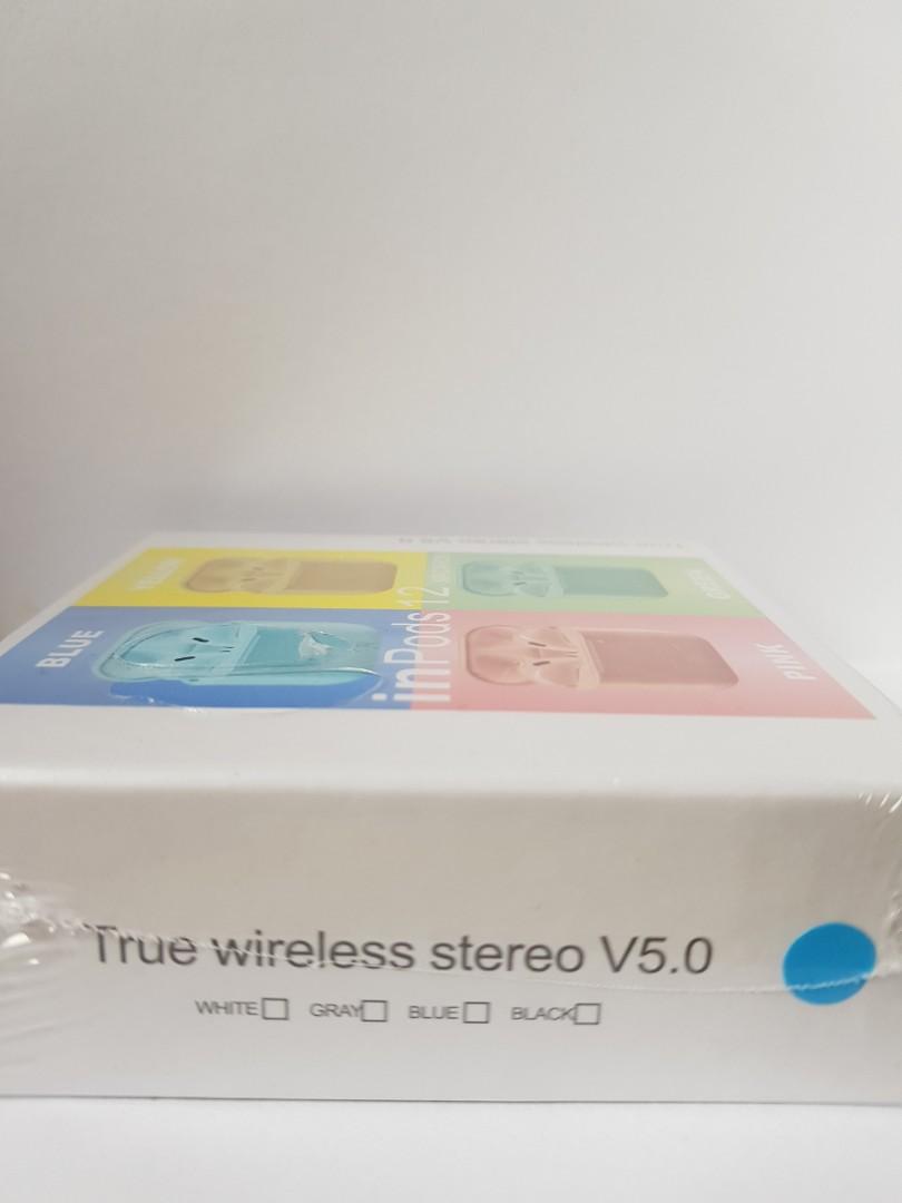 LIGHT BLUE inPods 12, Audio, Earphones on Carousell