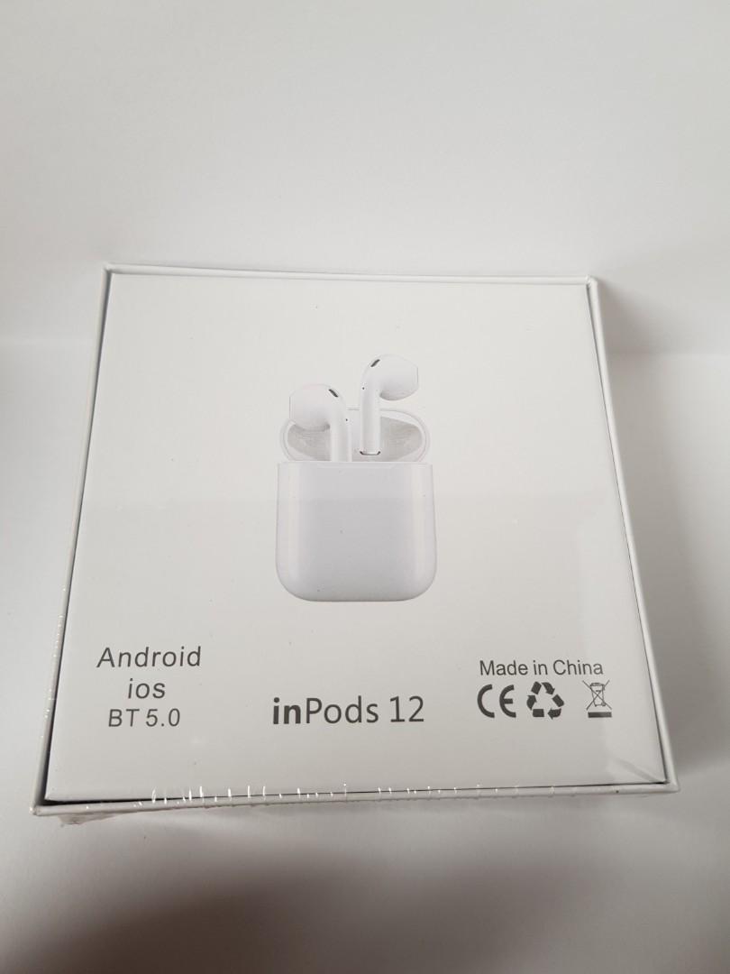 LIGHT BLUE inPods 12, Audio, Earphones on Carousell