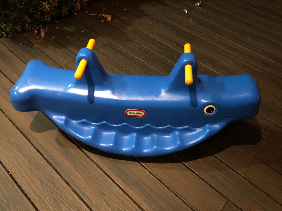 Little Tikes Whale Rocker, Babies & Kids, Infant Playtime on Carousell