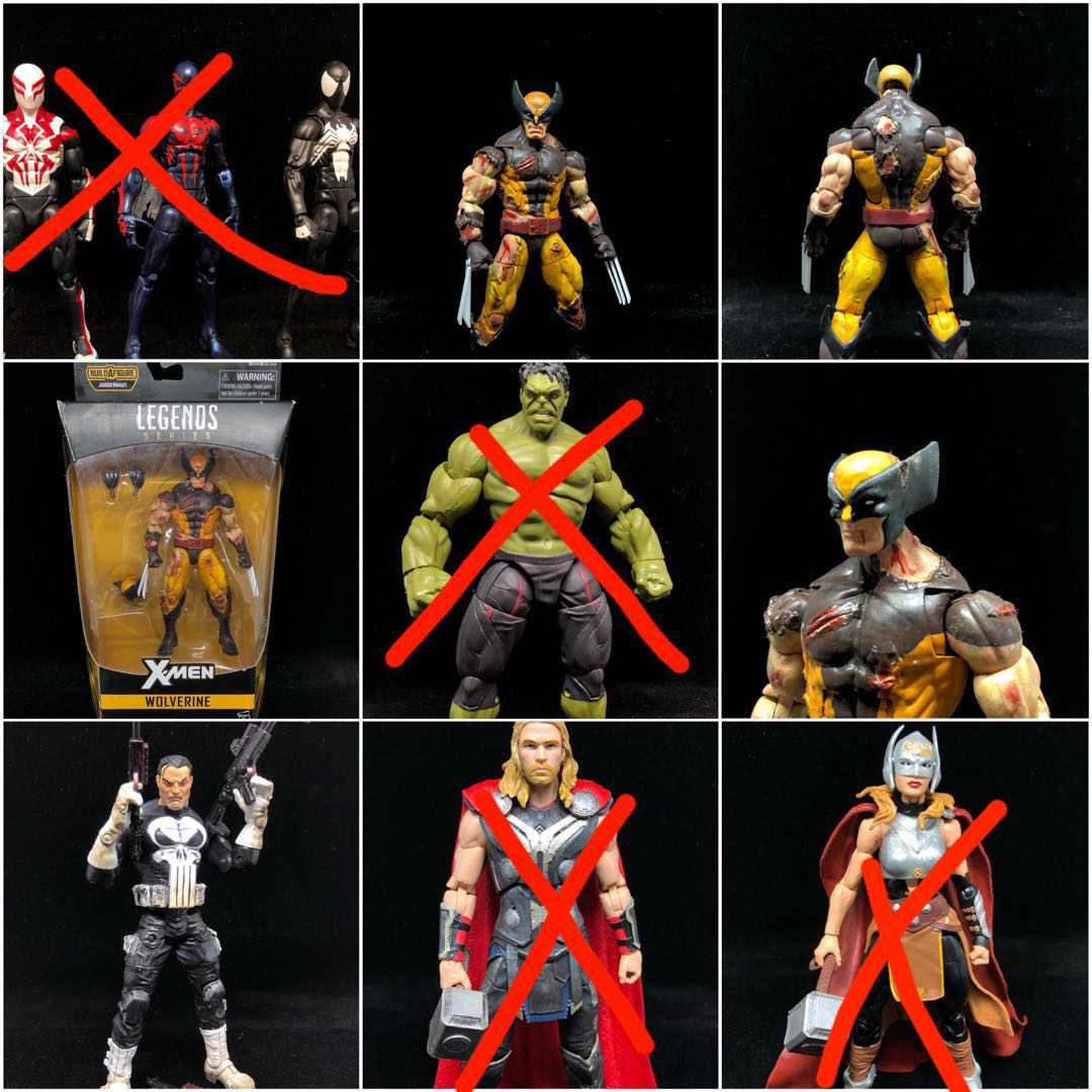 Marvel Lot Toybiz Marvel Legends S.H.Figuarts SHF Mezco, Hobbies & Toys ...
