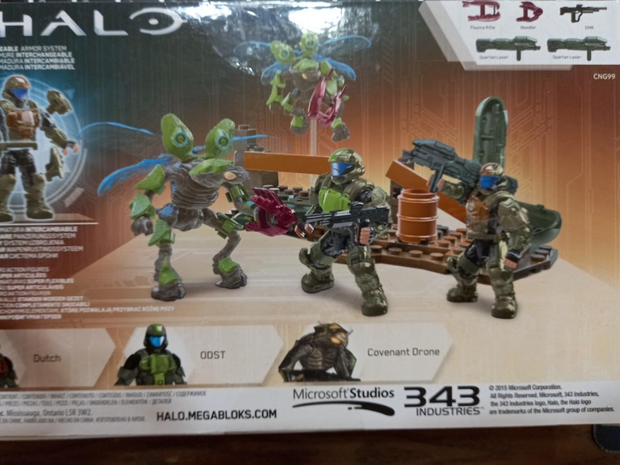 Mega Construx Mega Bloks Halo Odst troop pack Troop builder Lego ...