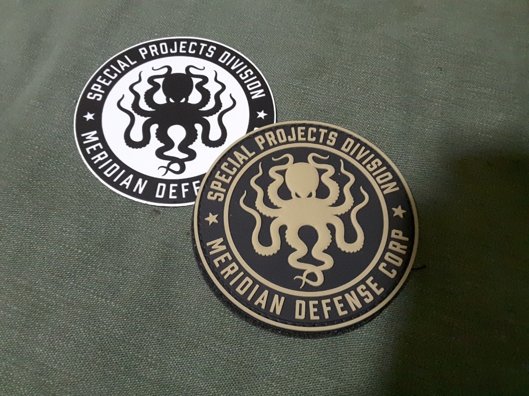 Meridian defense corp tactical military army patch + sticker, Hobbies ...