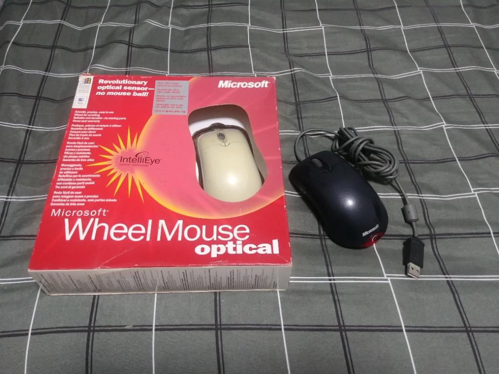 microsoft Vintage wheel mouse optical IntelliEye ( 2 sets , black ...