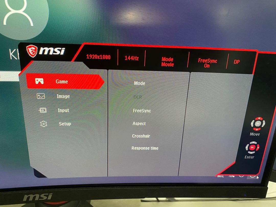 Msi Optix MAG24C Monitor, Computers & Tech, Parts & Accessories ...
