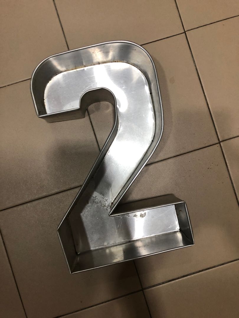 Number 2 cake tin, Furniture & Home Living, Kitchenware & Tableware ...