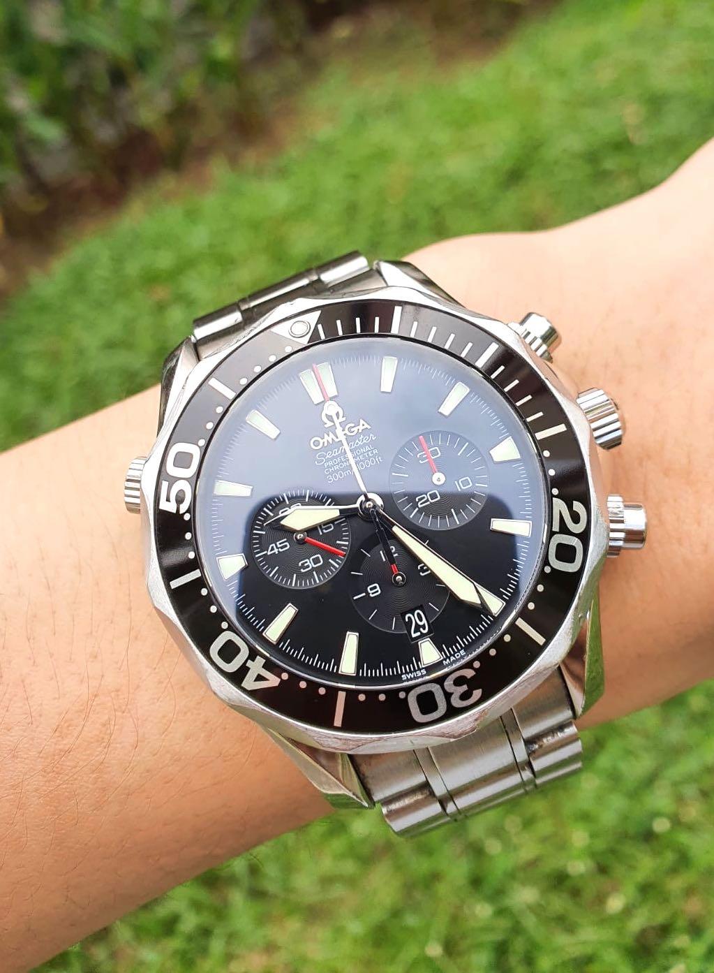{ SOLD } Omega Seamaster Chronograph, Luxury, Watches on Carousell