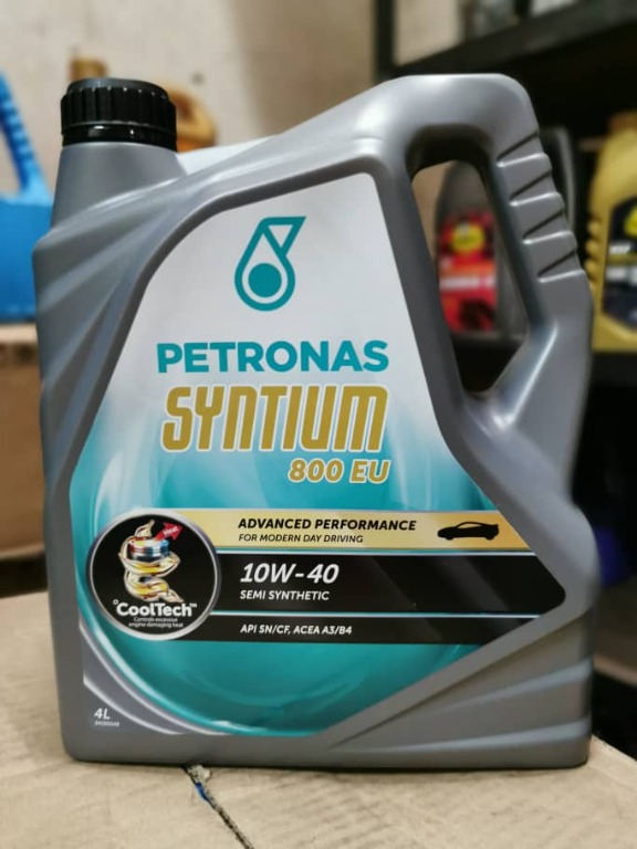 [ORIGINAL]PETRONAS 10W-40 SEMI SYNTHETIC ENGINE OIL [4L] (800), Auto ...