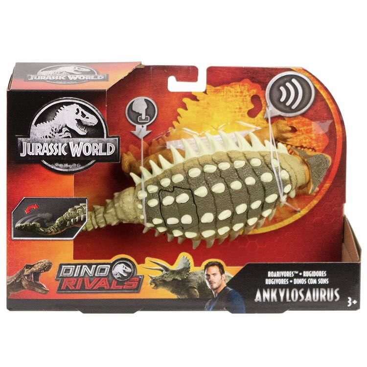 [PO] Jurassic World Dino Rivals Roarivores Ankylosaurus, Hobbies & Toys ...