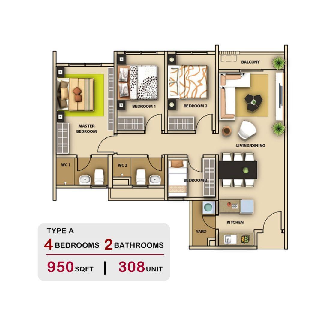 RESIDENSI RAMPAI II ( RAMPAI 2 RESIDENCE ), Property, For Sale on Carousell
