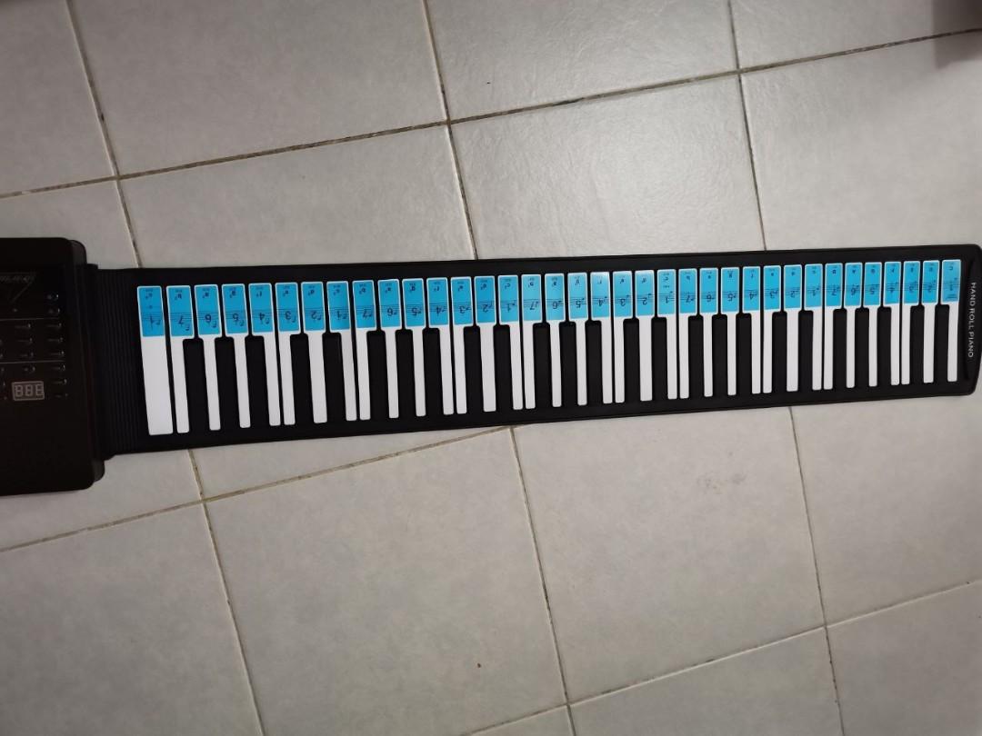 Silicone Flexible Roll Up Piano, Hobbies & Toys, Music & Media, Musical Instruments on Carousell