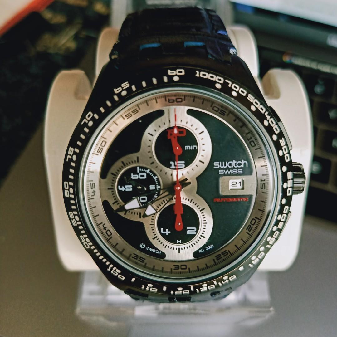 Swatch Chronograph AUTOMATIC, Men's Fashion, Watches & Accessories ...